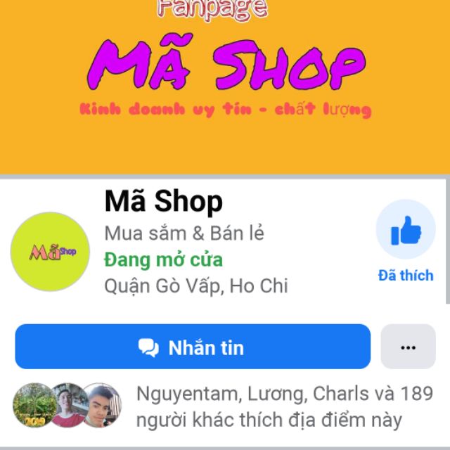 Mã Shop (Sỉ - Lẻ), Cửa hàng trực tuyến | Shopee Việt Nam