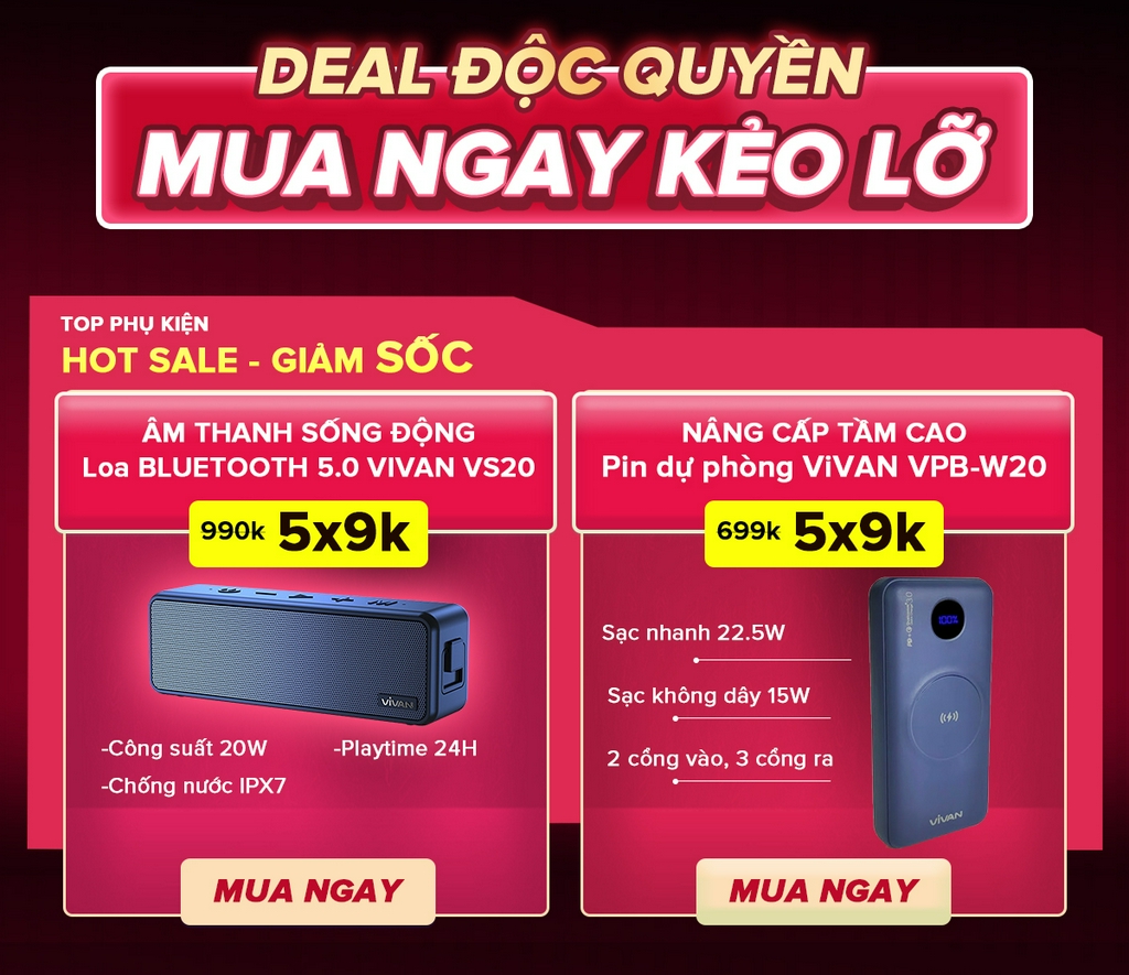 Vivan Official Store - Shopee Mall Online | Shopee Việt Nam