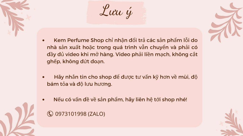 Kem.perfume, Cửa hàng trực tuyến | Shopee Việt Nam