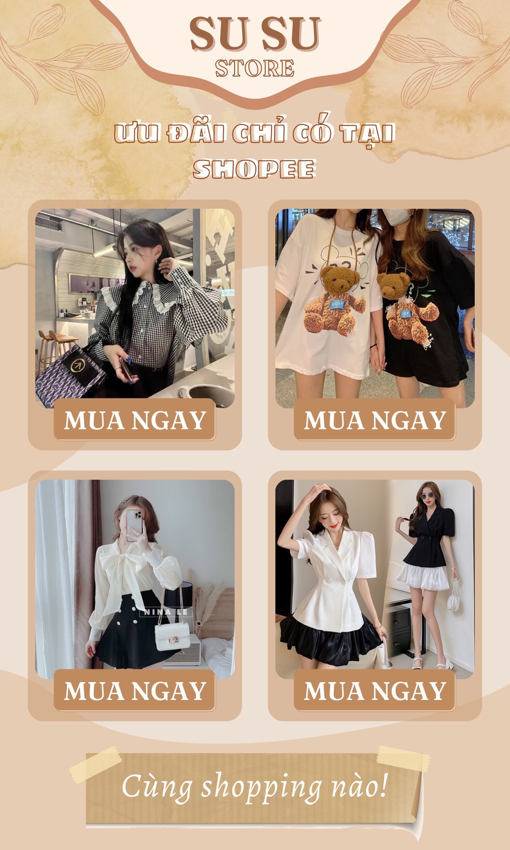 𝐒𝐔 𝐒𝐔 𝐒𝐓𝐎𝐑𝐄 , Cửa hàng trực tuyến | Shopee Việt Nam