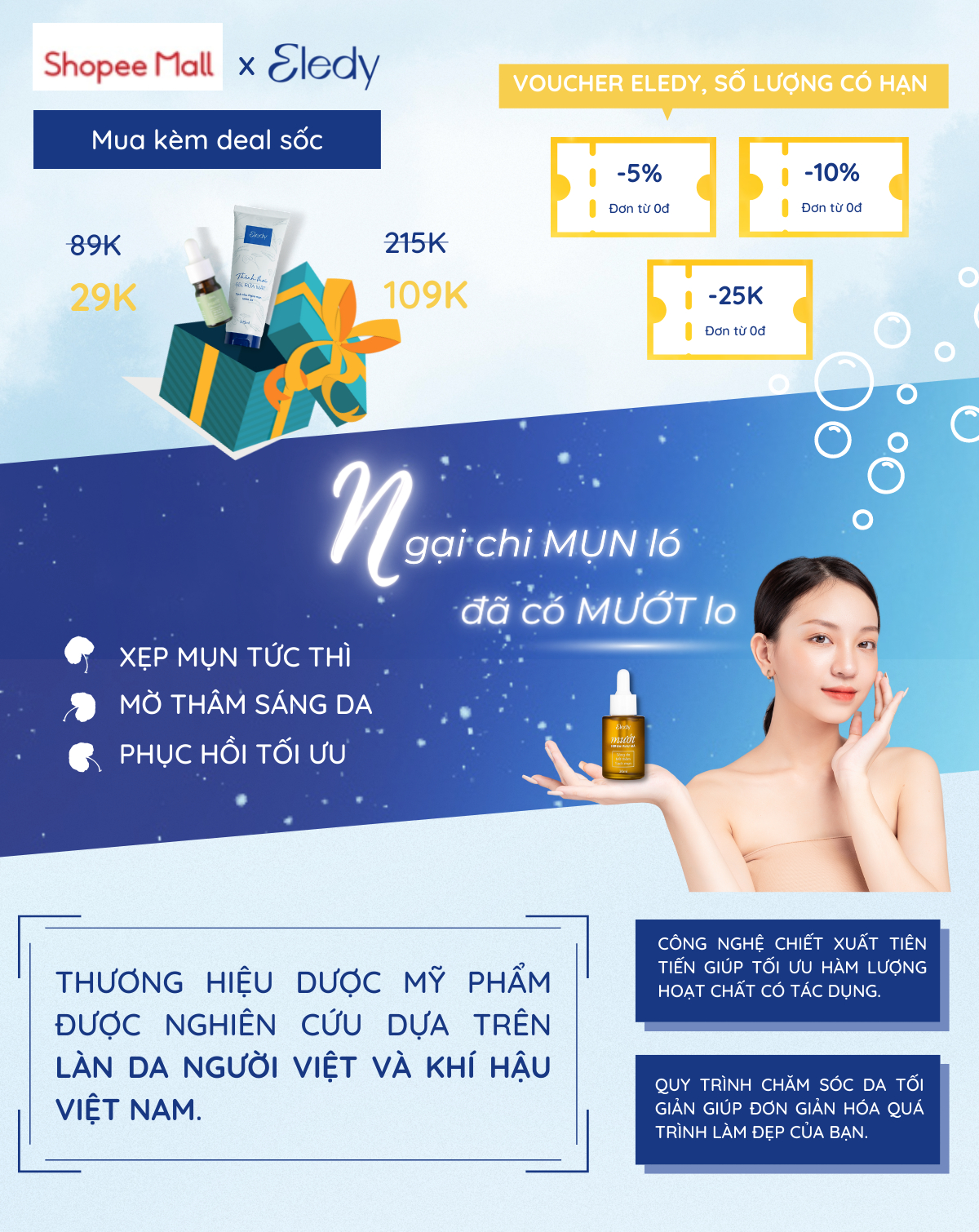 Eledy - Dược Mỹ Phẩm Việt Nam - Shopee Mall Online | Shopee Việt Nam