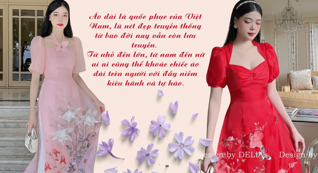 Áo Dài Thiết Kế Delia Official, Cửa hàng trực tuyến | Shopee Việt Nam