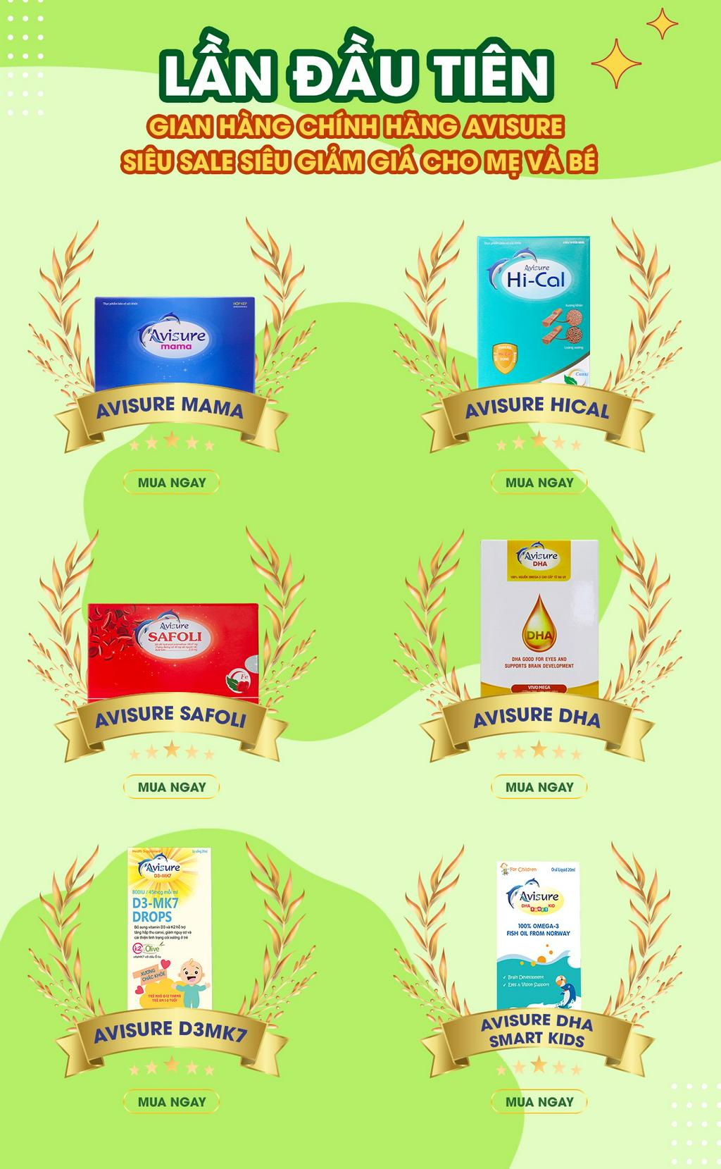 Avisure - Thương hiệu mẹ và bé - Shopee Mall Online | Shopee Việt Nam