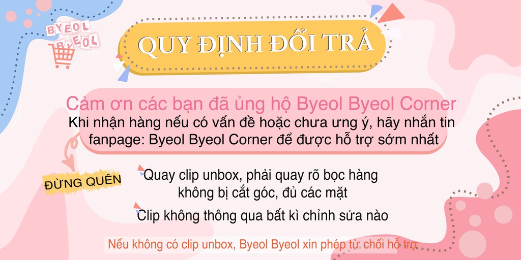 Byeol Byeol Corner, Cửa hàng trực tuyến | Shopee Việt Nam