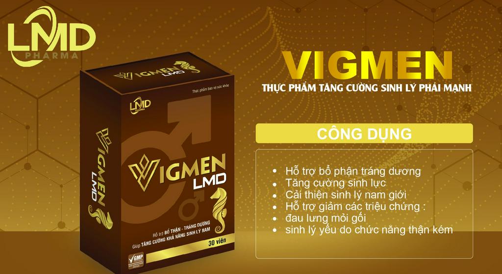 Hỗ trợ dứt điểm tình trạng yếu, xỉu, nhanh ra ở nam giới Vigmen LMD ...