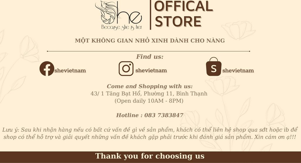She, Cửa hàng trực tuyến | Shopee Việt Nam