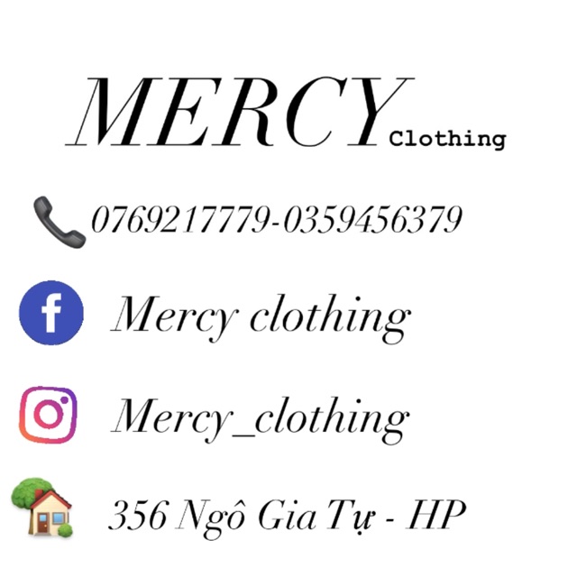 MERCY Clothing, Cửa hàng trực tuyến | Shopee Việt Nam