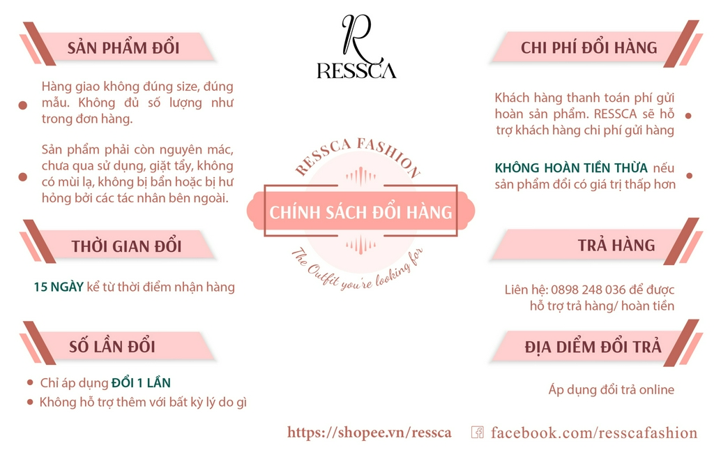 RESSCA, Cửa hàng trực tuyến | Shopee Việt Nam