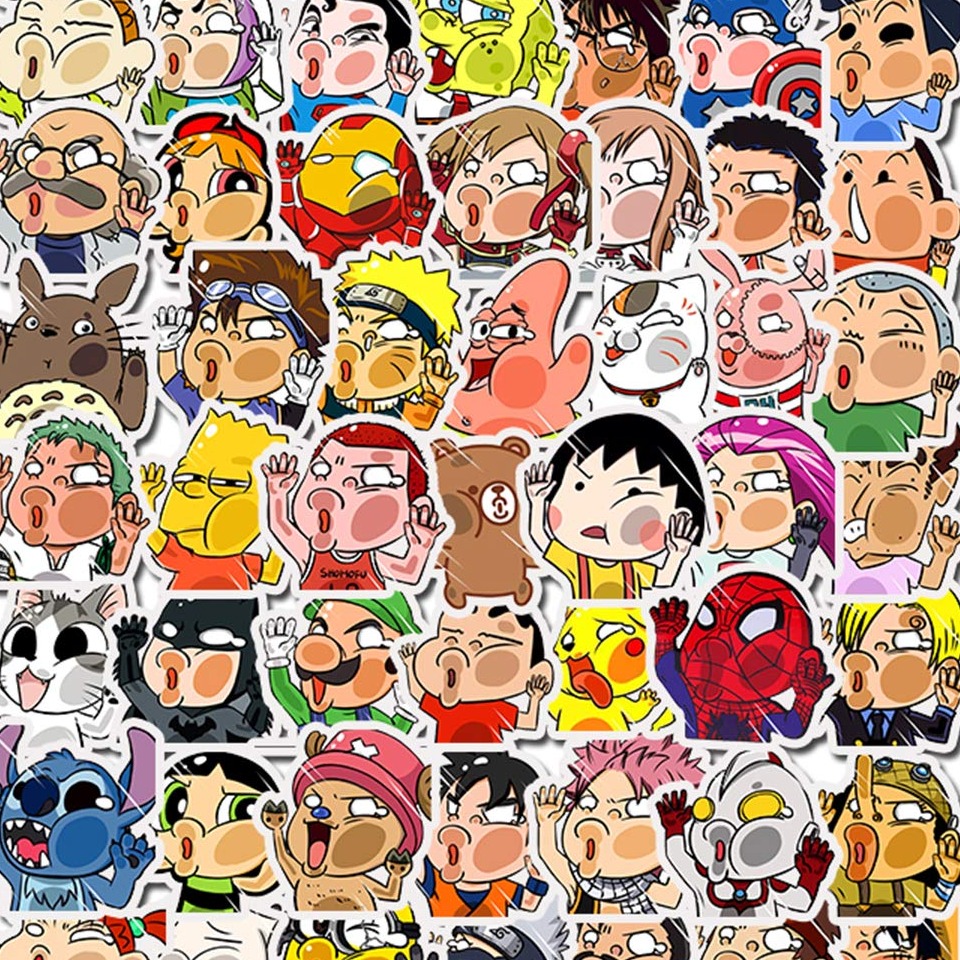 Sticker Anime Cute, Cửa hàng trực tuyến | Shopee Việt Nam