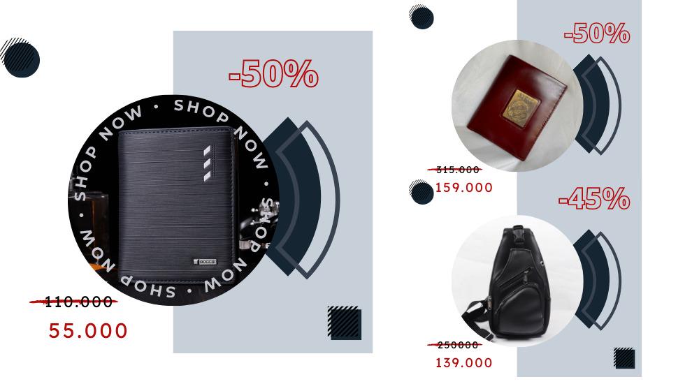 Ví da nam Vismen, Cửa hàng trực tuyến | Shopee Việt Nam