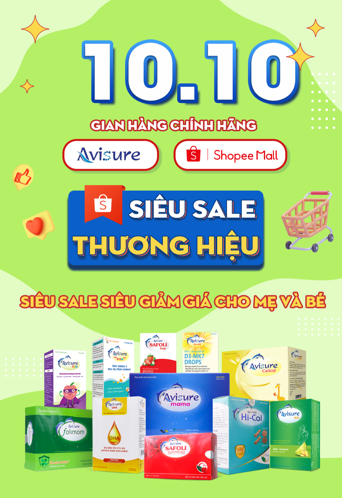 Avisure - Thương hiệu mẹ và bé - Shopee Mall Online | Shopee Việt Nam