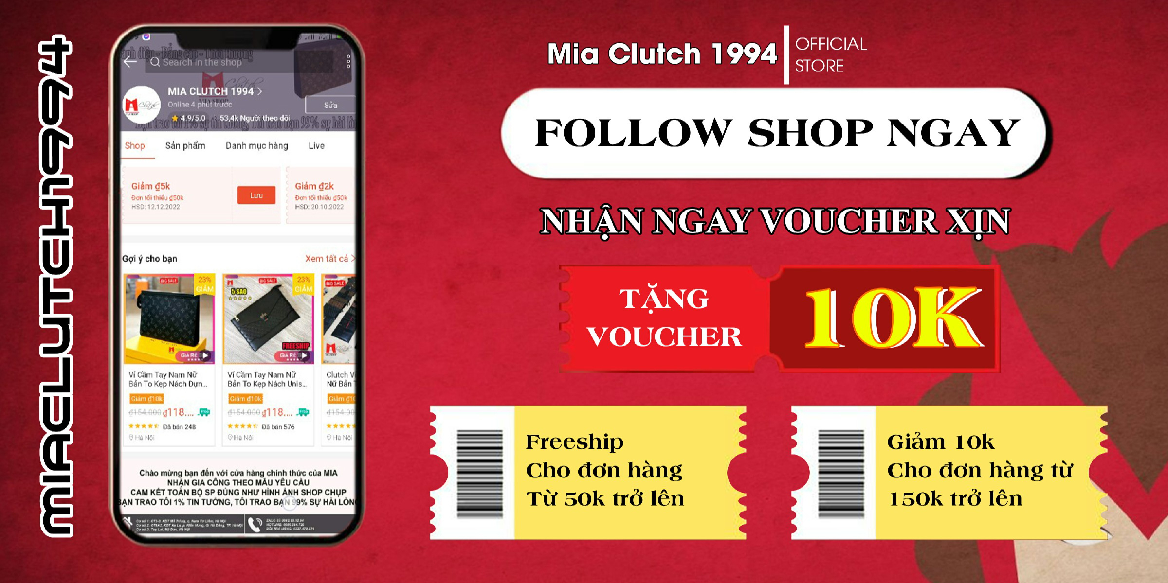 MiaClutch, Cửa hàng trực tuyến | Shopee Việt Nam
