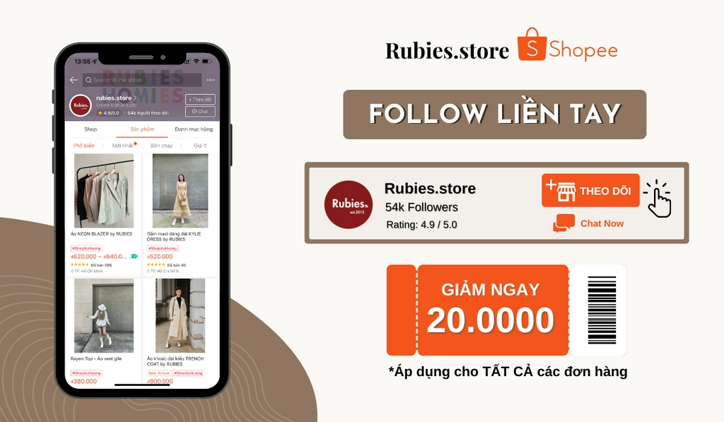 rubies.store, Cửa hàng trực tuyến | Shopee Việt Nam