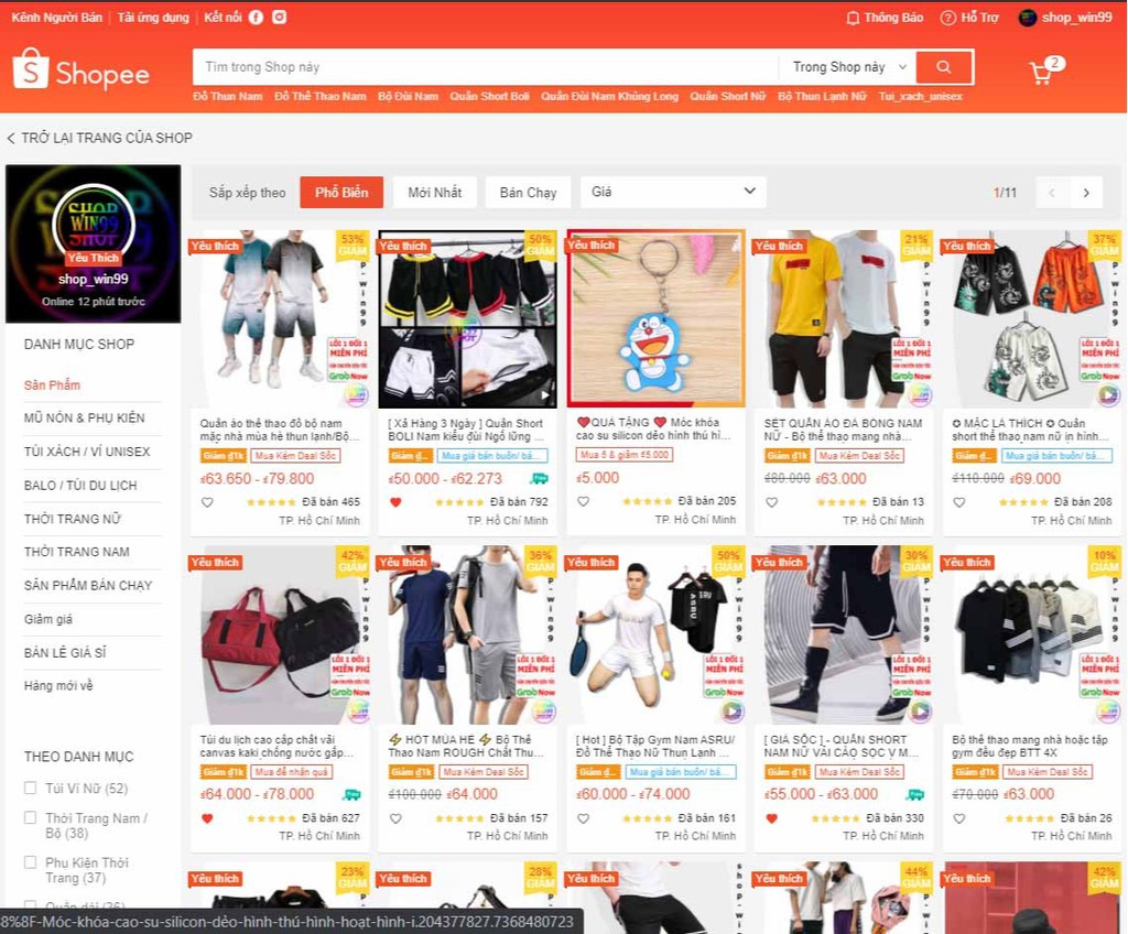 shop_win99, Cửa hàng trực tuyến | Shopee Việt Nam