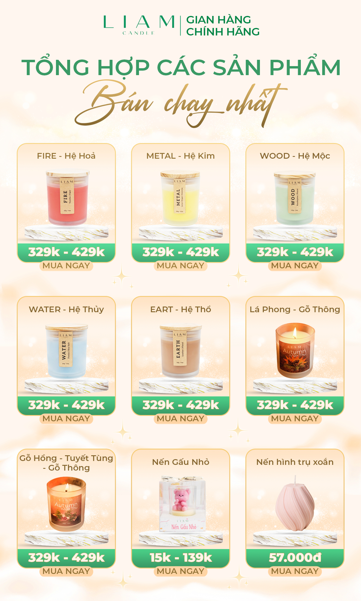 LiamCandle - Shopee Mall Online | Shopee Việt Nam