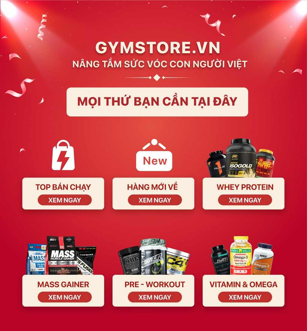 Gymstore.vn, Cửa hàng trực tuyến | Shopee Việt Nam