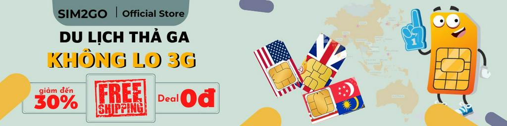 SIM2GO - Sim Du Lịch Quốc Tế, Cửa hàng trực tuyến | Shopee Việt Nam