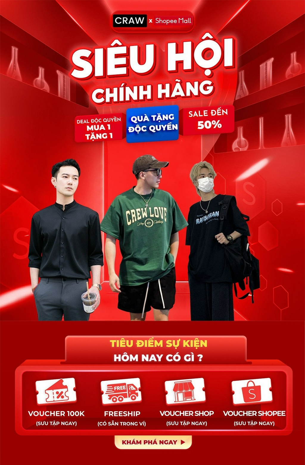 Craw Official - Shopee Mall Online | Shopee Việt Nam