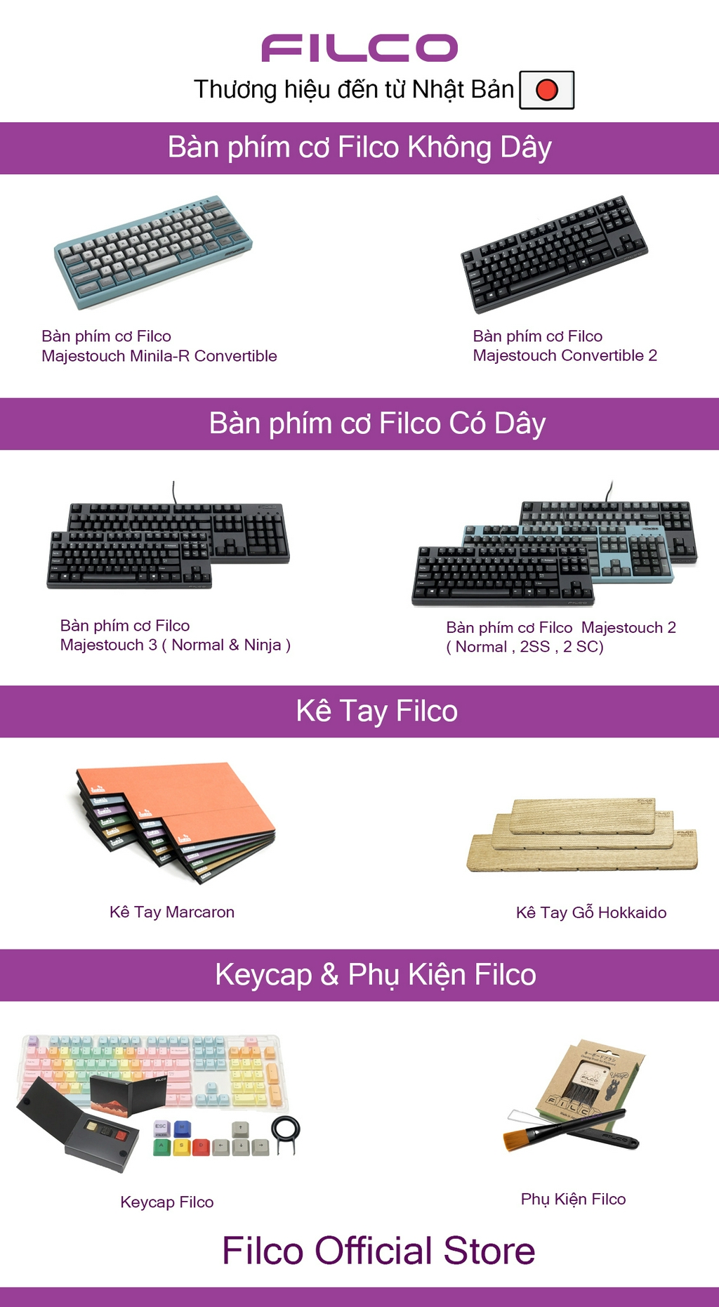 FILCO OFFICIAL STORE - Shopee Mall Online | Shopee Việt Nam