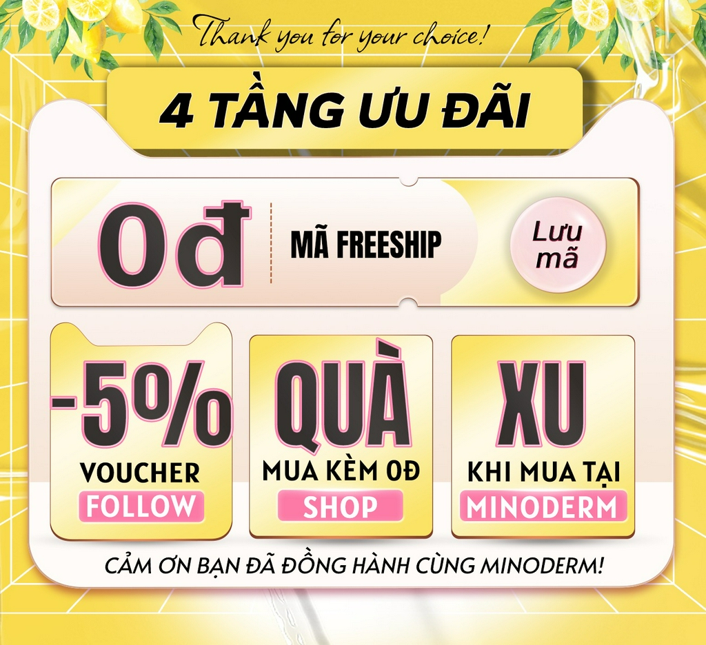 Minoderm Official - Shopee Mall Online | Shopee Việt Nam