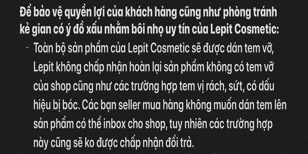 Lepit-Chuyên Mĩ Phẩm Authentic, Cửa hàng trực tuyến | Shopee Việt Nam