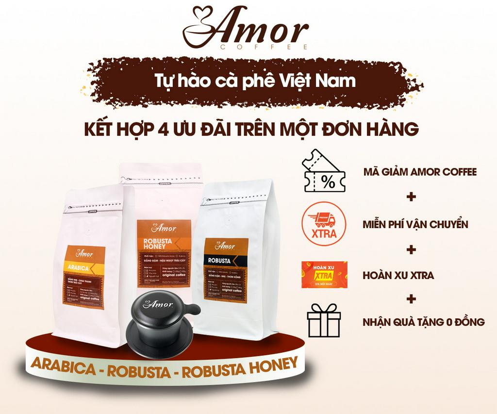 AMOR COFFEE - Cà Phê Rang Xay, Cửa hàng trực tuyến | Shopee Việt Nam
