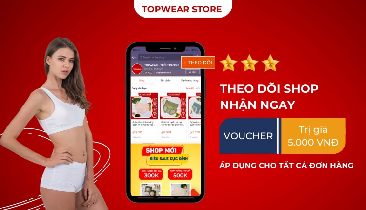 TOPWEAR - THỜI TRANG ĐỒ LÓT, Cửa hàng trực tuyến | Shopee Việt Nam
