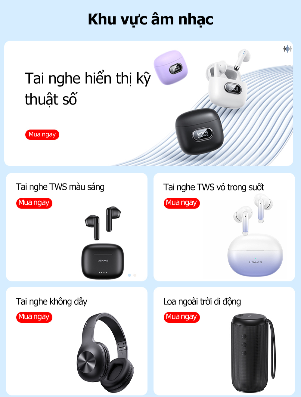 USAMS Official Shop - Shopee Mall Online | Shopee Việt Nam