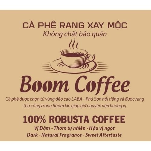 Boom Coffee- Cafe rang xay mộc, Cửa hàng trực tuyến | Shopee Việt Nam