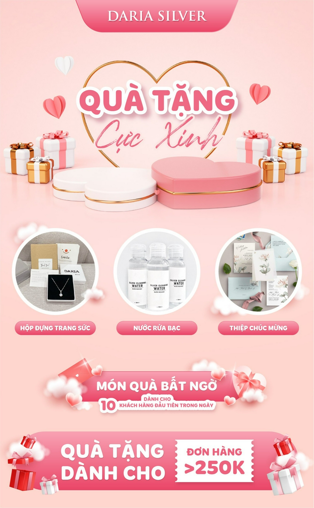 Daria Silver Jewelry, Cửa hàng trực tuyến | Shopee Việt Nam