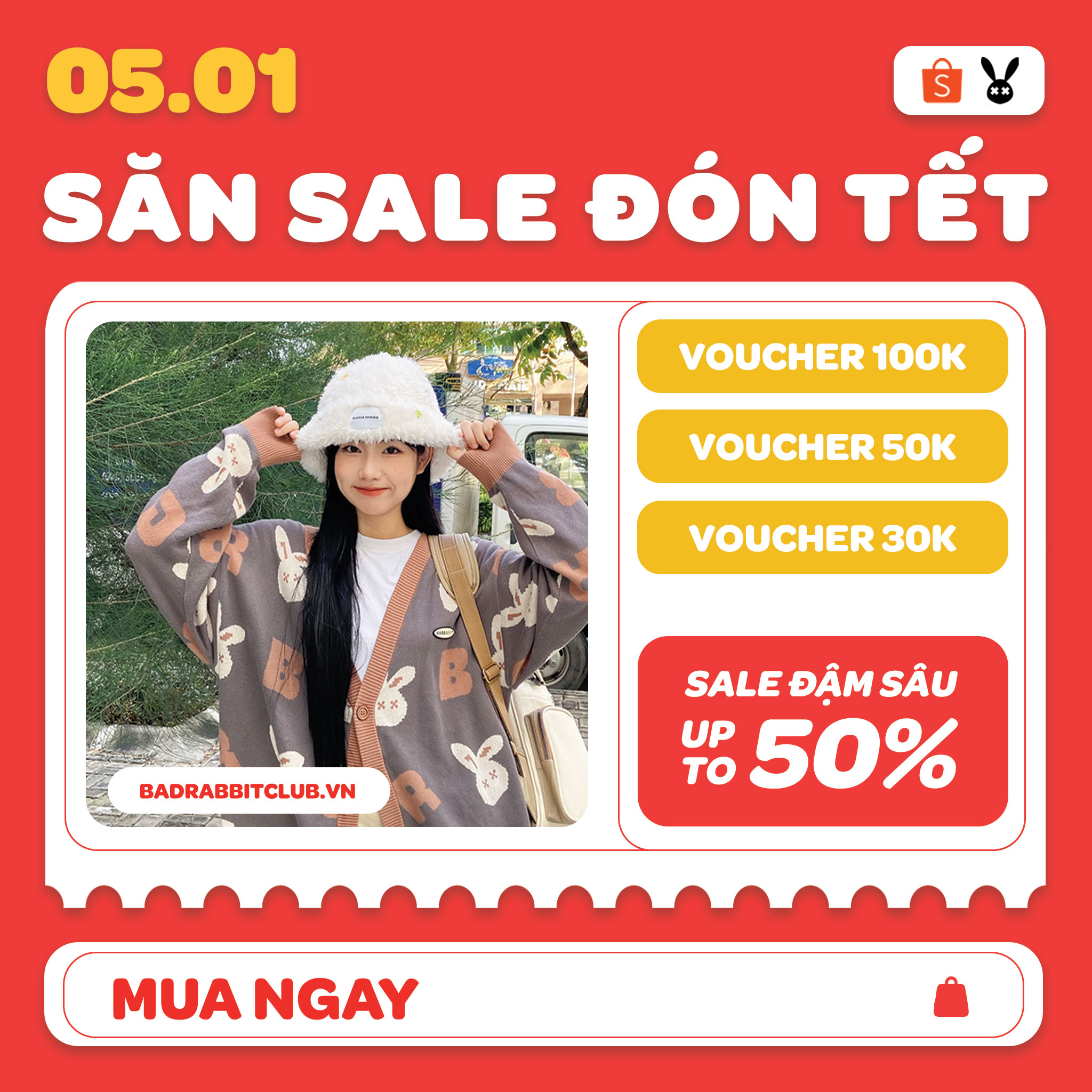 Bad Rabbit Club.vn - Cửa Hàng Online Chính Hãng | Shopee Việt Nam