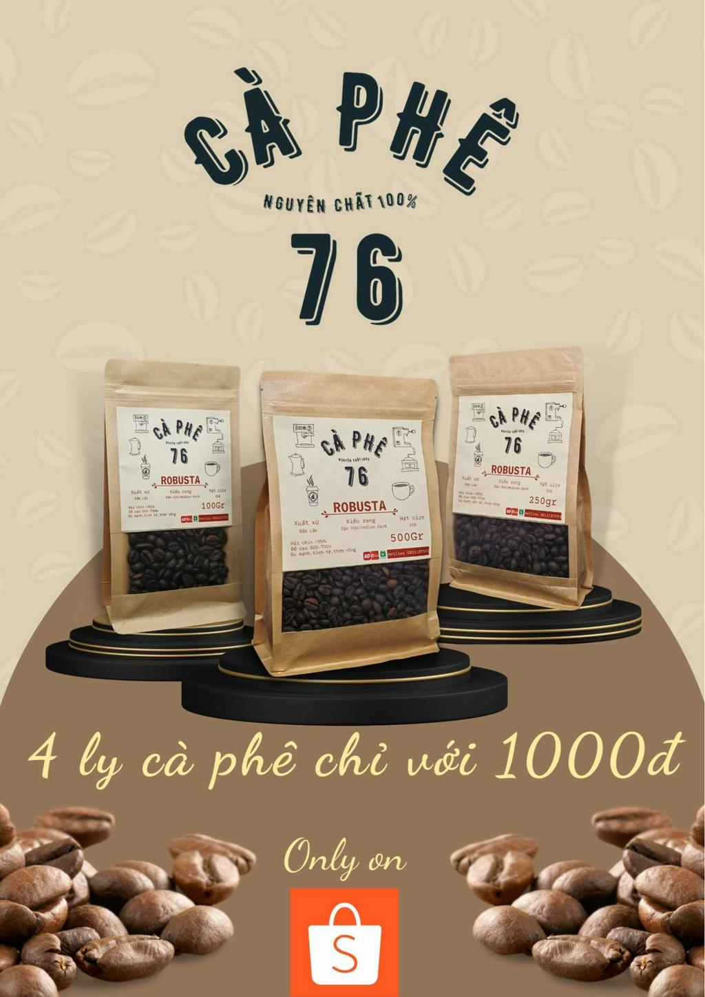 Cafe76, Cửa hàng trực tuyến | Shopee Việt Nam
