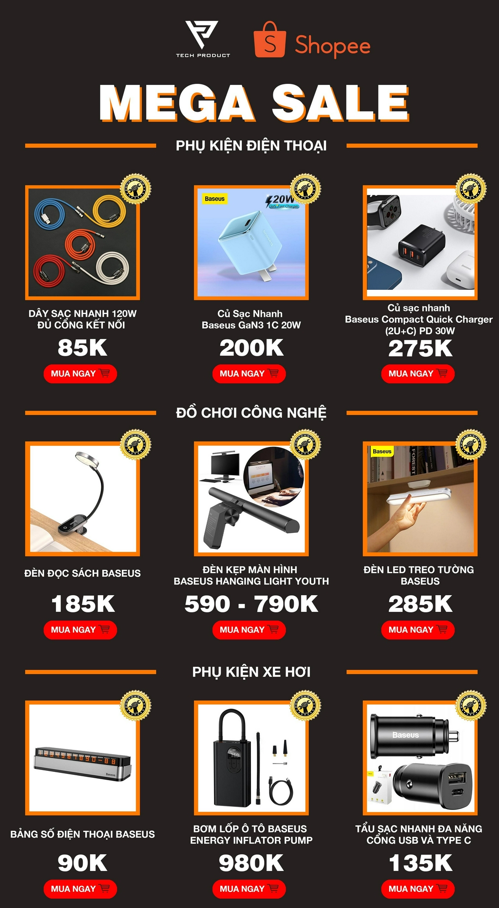 Tech Products, Cửa hàng trực tuyến | Shopee Việt Nam