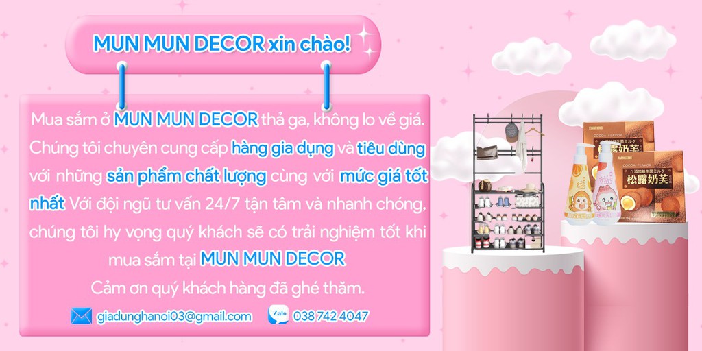 Mun Mun Decor, Cửa hàng trực tuyến | Shopee Việt Nam