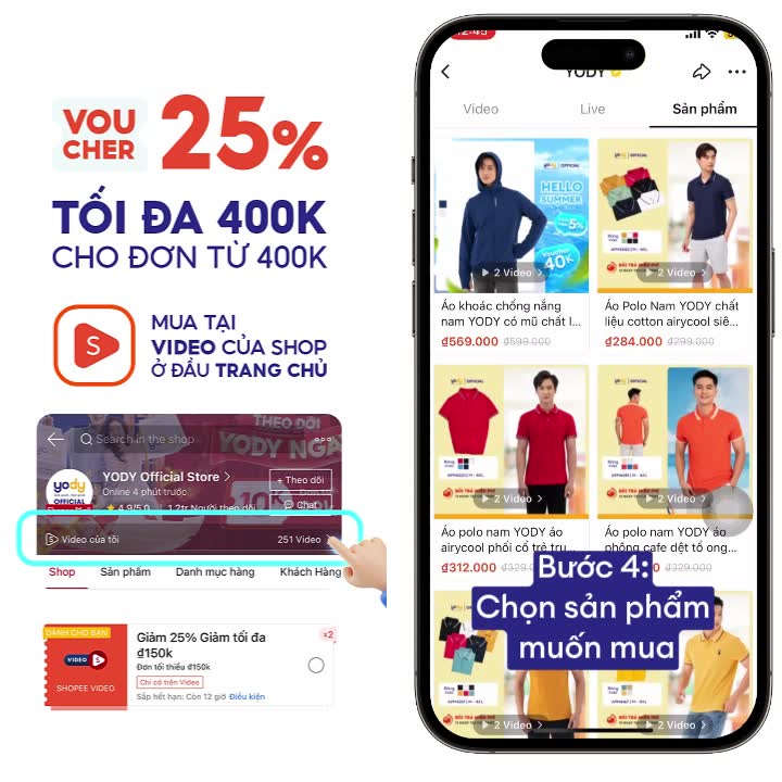 YODY Official Store - Shopee Mall Online | Shopee Việt Nam