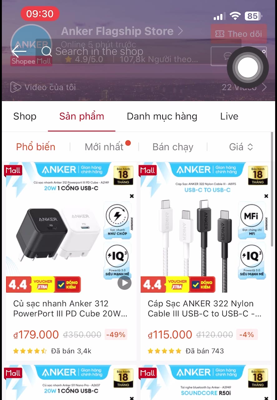 Anker Flagship Store - Shopee Mall Online | Shopee Việt Nam