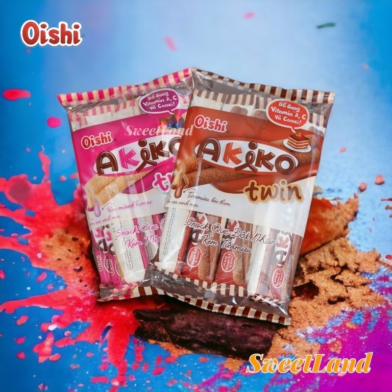 Snack kem Tiramisu Akiko Oishi 140g tại Bách hóa XANH