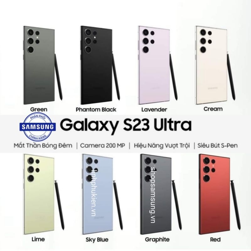 Samsung Galaxy S Series S23 Ultra 5G Dual Sim Smartphone, 03/01/2024