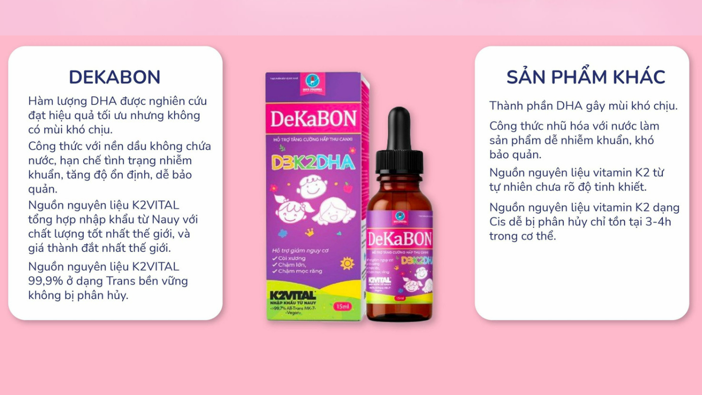 Dekabon D3 K2 Vitamin Cho Bé, Cửa hàng trực tuyến | Shopee Việt Nam