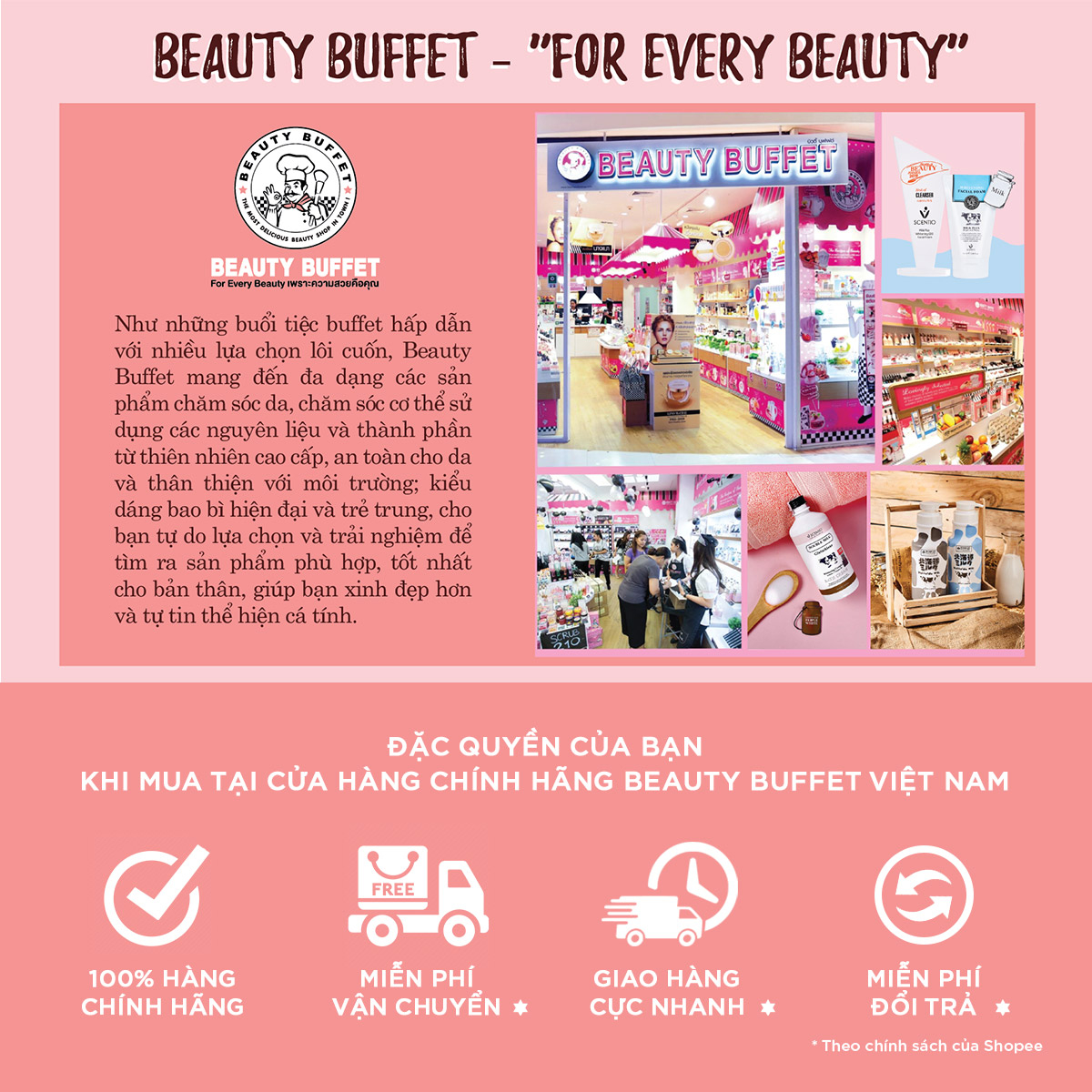Beauty Buffet Việt Nam - Shopee Mall Online | Shopee Việt Nam