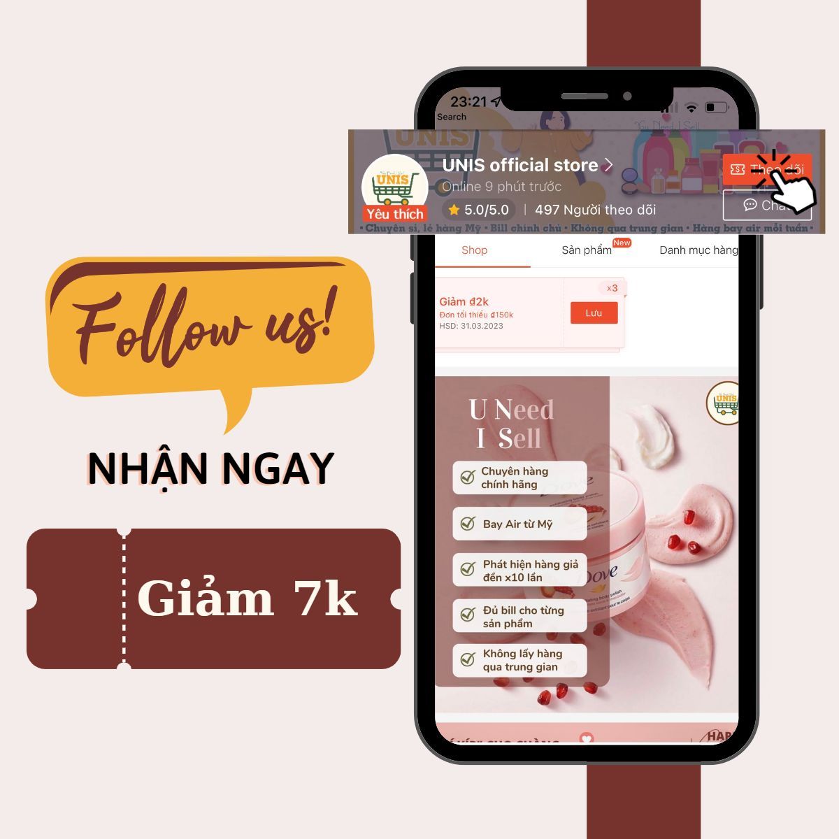 UNIS official store, Cửa hàng trực tuyến | Shopee Việt Nam