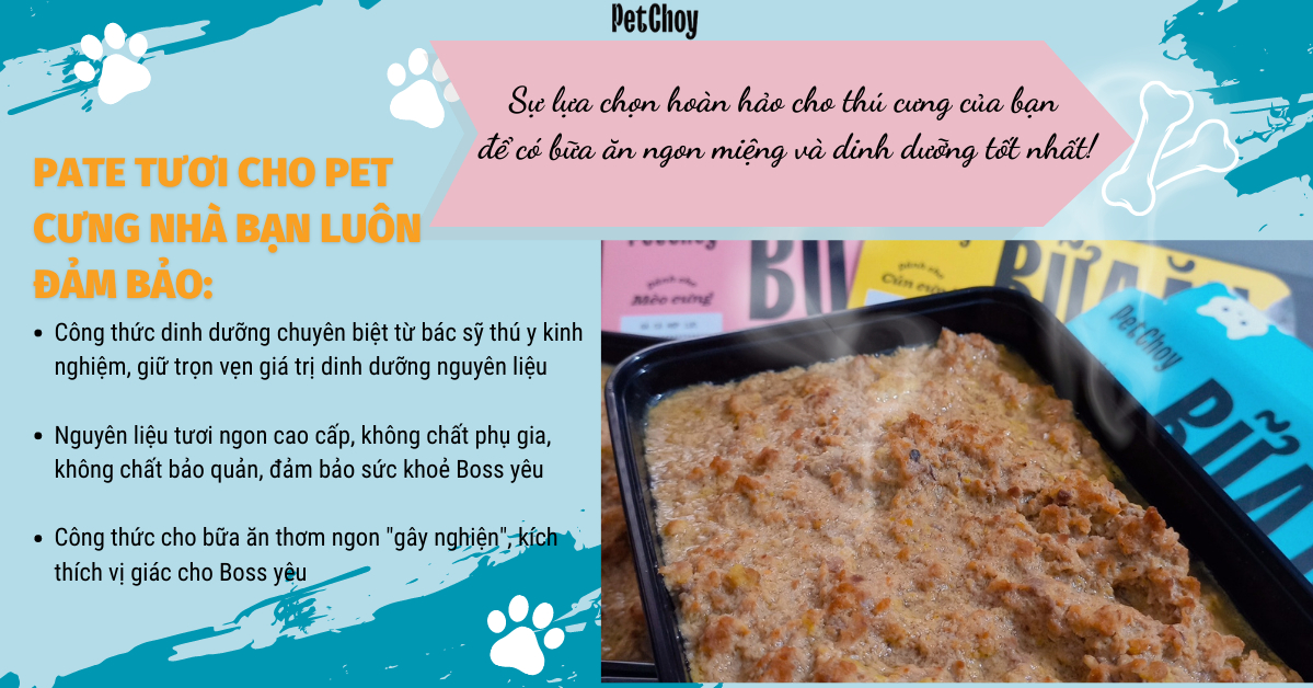 Pet Choy - Pate tươi thú cưng, Cửa hàng trực tuyến | Shopee Việt Nam