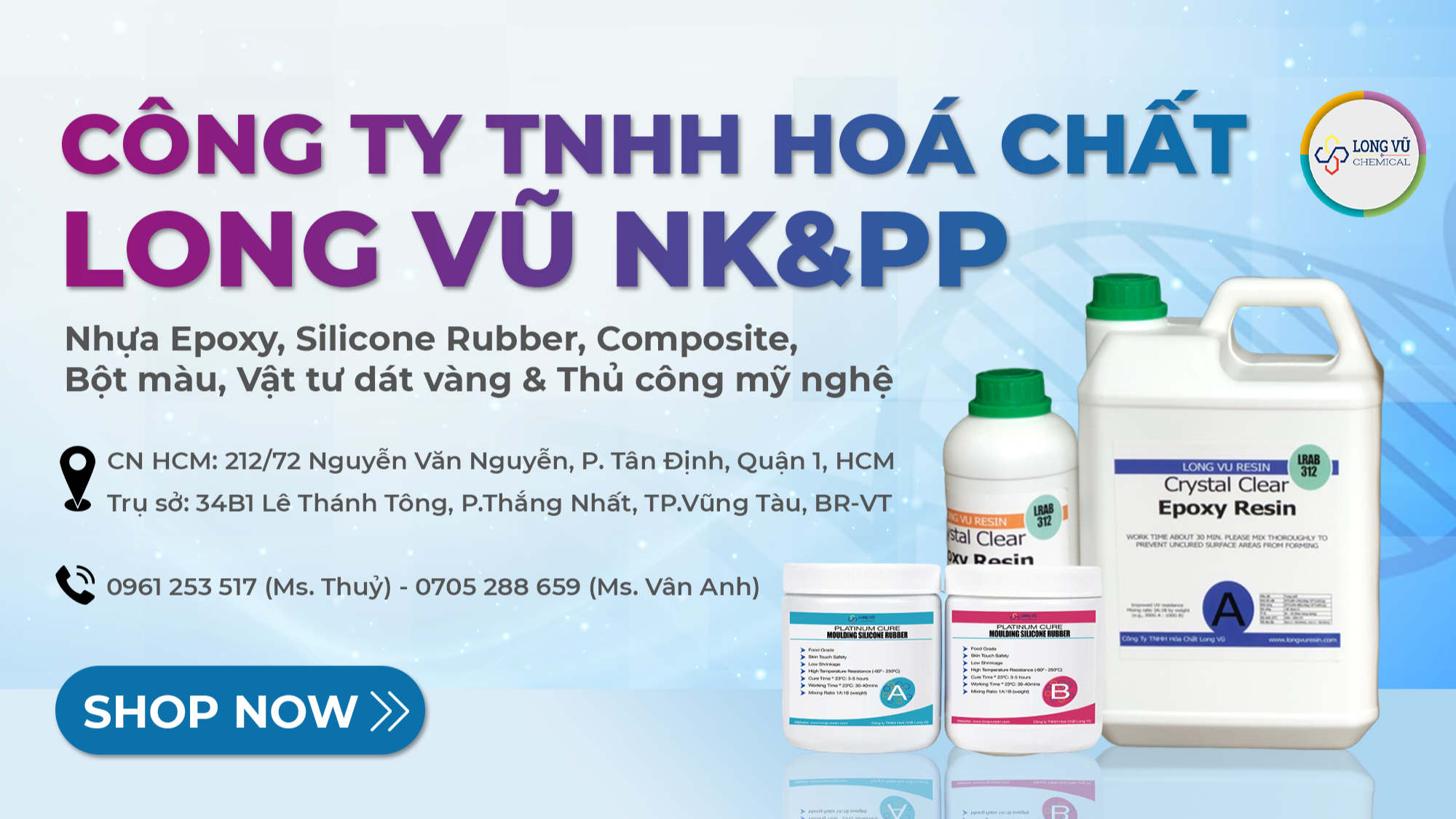 Long Vu Resin, Cửa hàng trực tuyến | Shopee Việt Nam