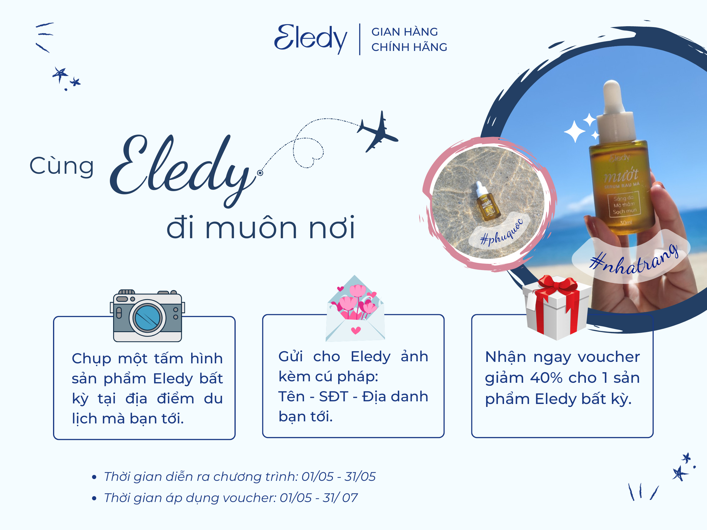 Eledy - Dược Mỹ Phẩm Việt Nam - Shopee Mall Online | Shopee Việt Nam