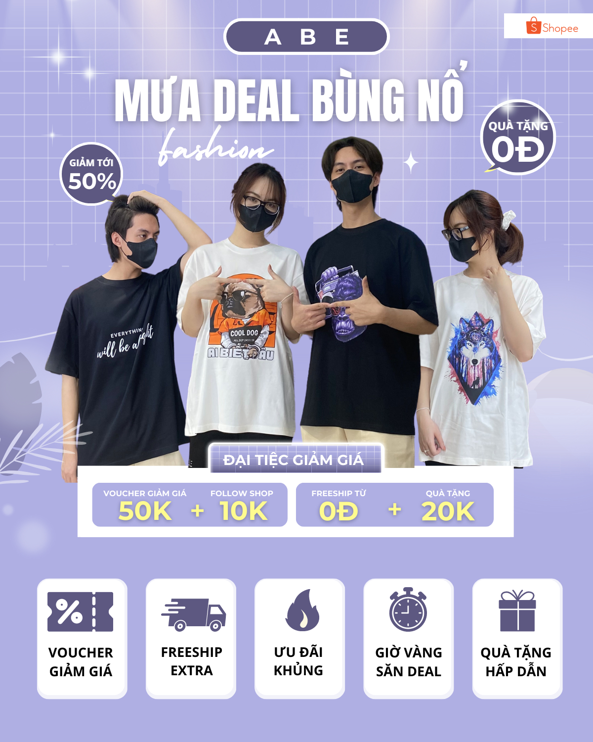 ABE_STORE_FASHION - Shopee Mall Online | Shopee Việt Nam