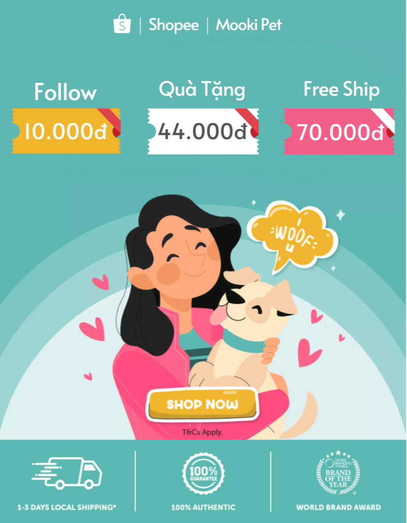 Mookipet, Cửa hàng trực tuyến | Shopee Việt Nam