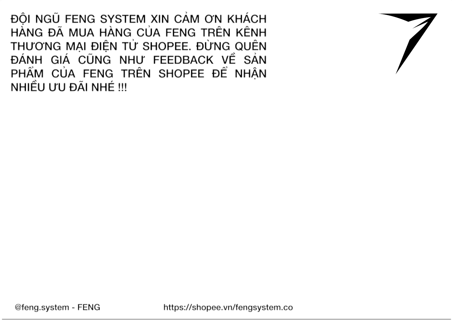 FENG SYSTEM, Cửa hàng trực tuyến | Shopee Việt Nam