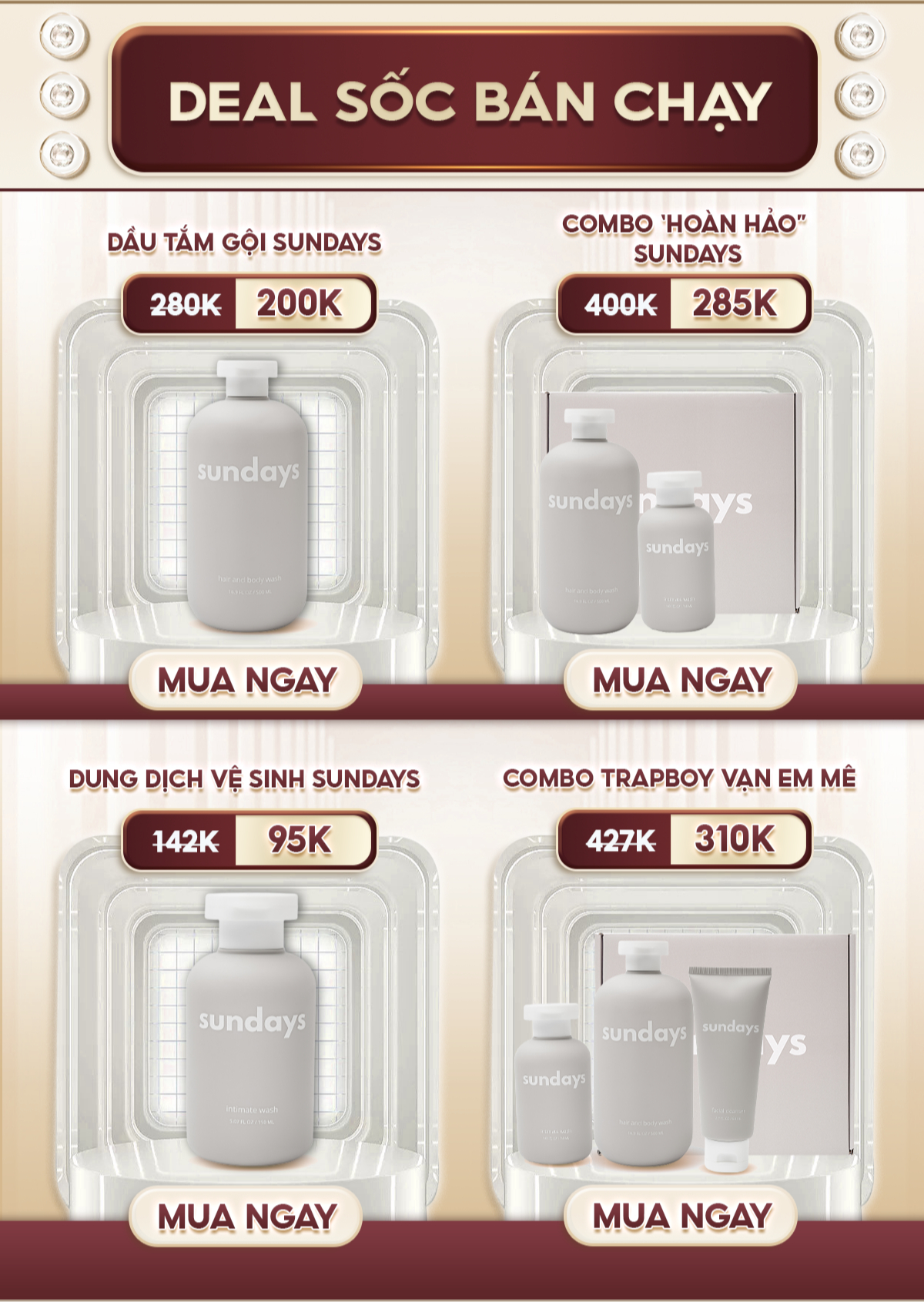 Sundays_vietnam, Cửa hàng trực tuyến | Shopee Việt Nam