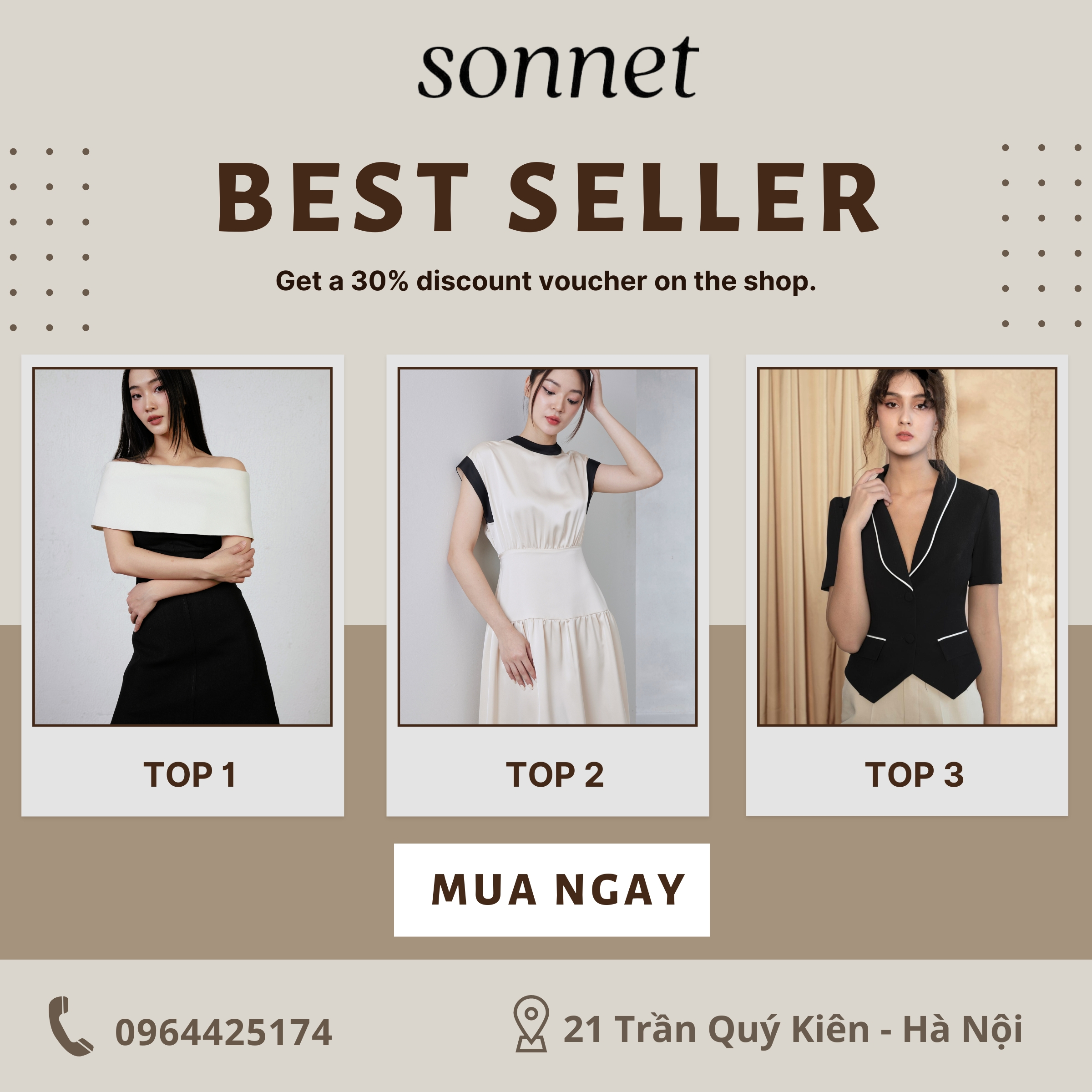 Sonnet - Made in Vietnam, Cửa hàng trực tuyến | Shopee Việt Nam