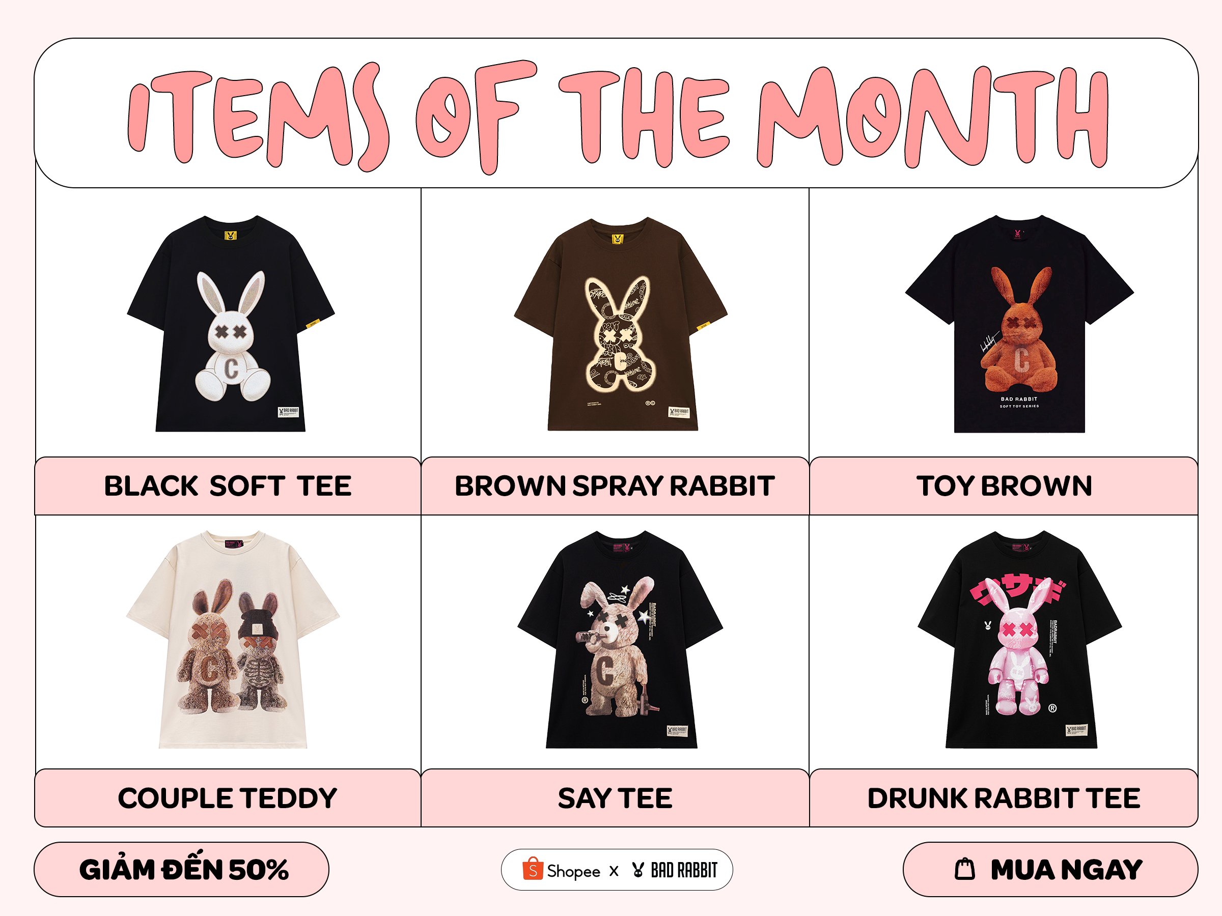 Bad Rabbit Club.vn - Shopee Mall Online | Shopee Việt Nam